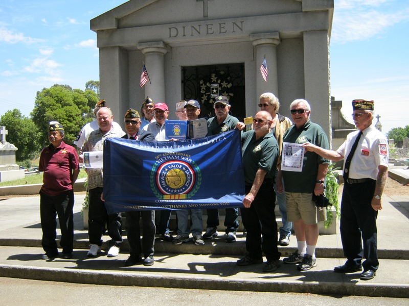 Dineen Crypt Restoration Dedication | Charlie Company Vietnam 1966-1972