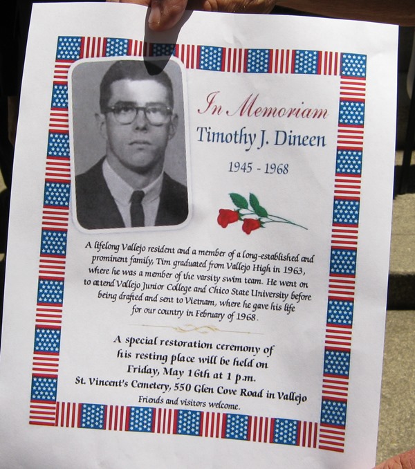 Dineen Crypt Restoration Dedication | Charlie Company Vietnam 1966-1972